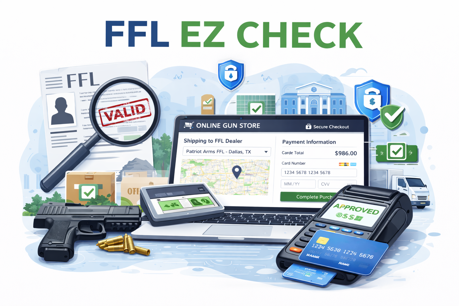 FFL EZ Check: How Gun Stores Verify FFL for Online Sales